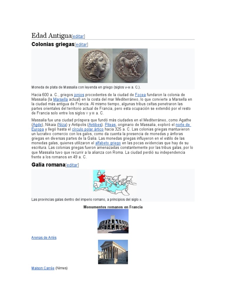 La fundación de la colonia griega de Massalia y el inicio de la ...