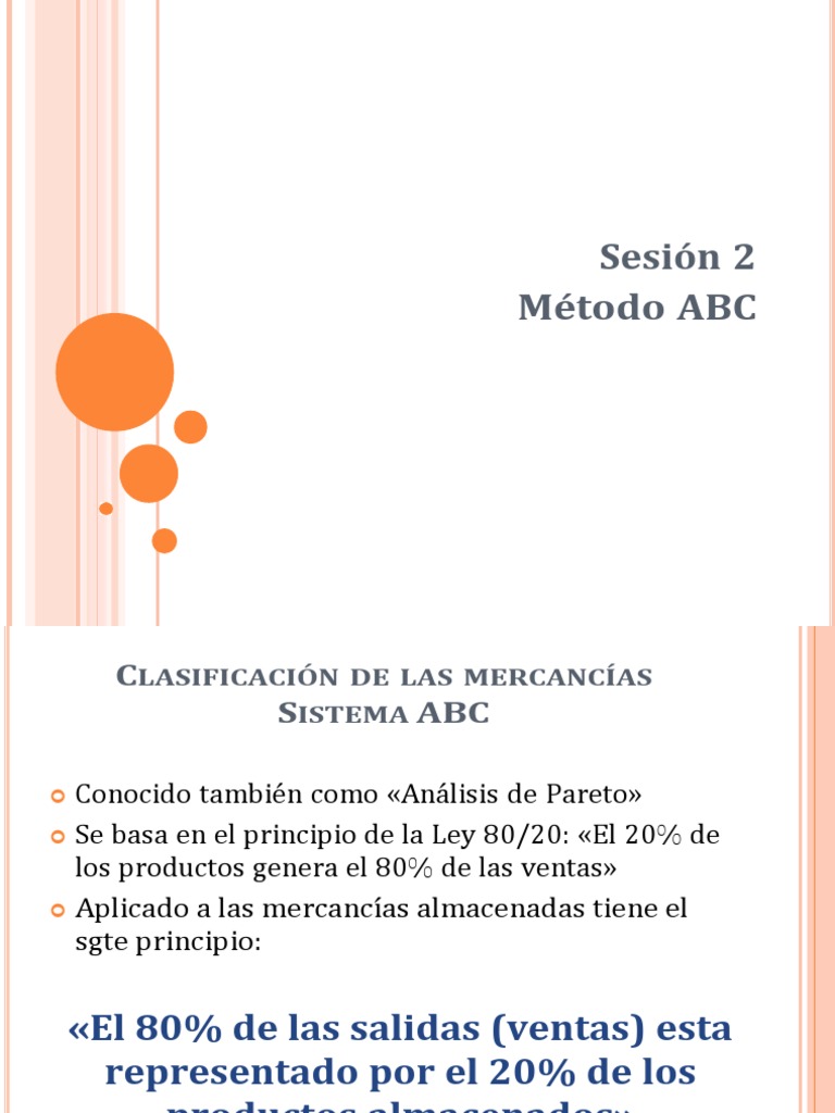 Sesión 2 Método ABC | PDF
