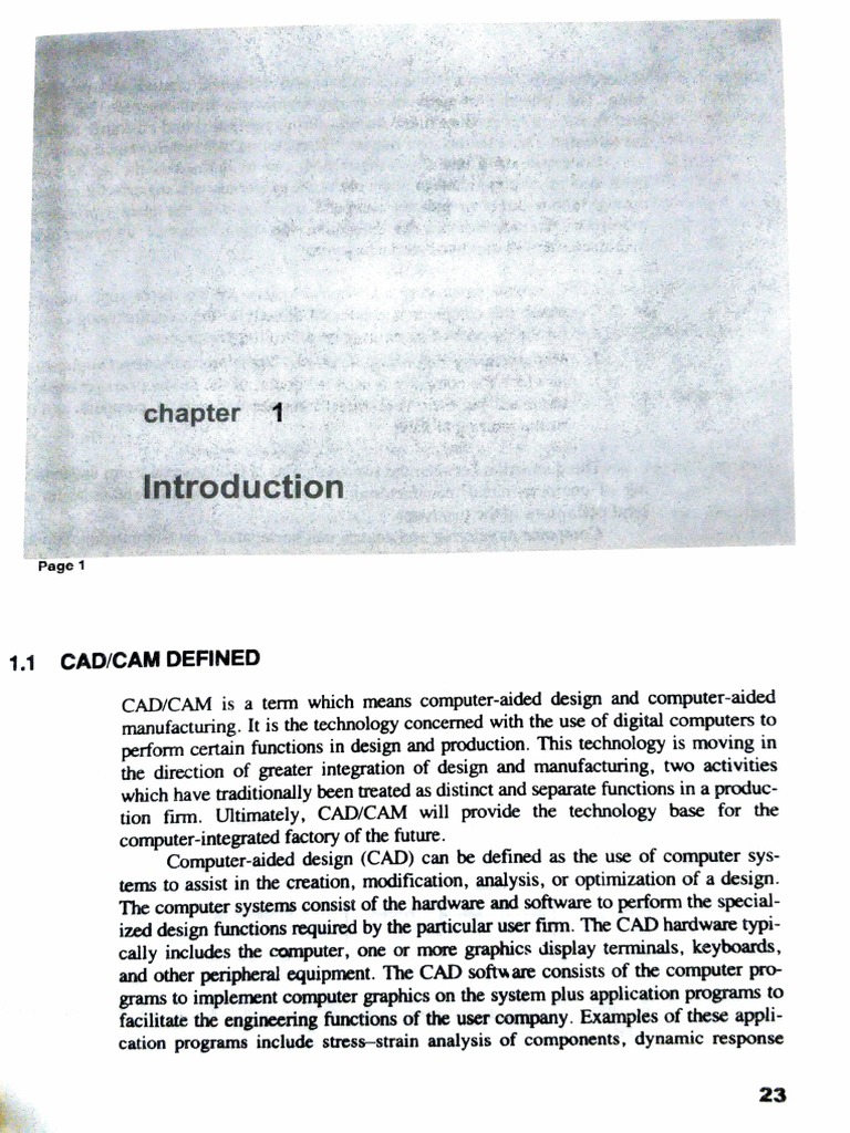 CAD CAM Part 1 | Download Free PDF | Computer Aided Design | Automation