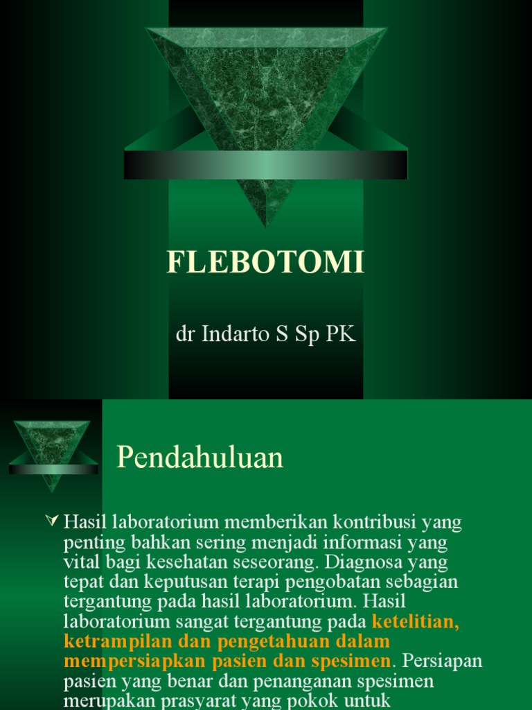 FLEBOTOMI | PDF