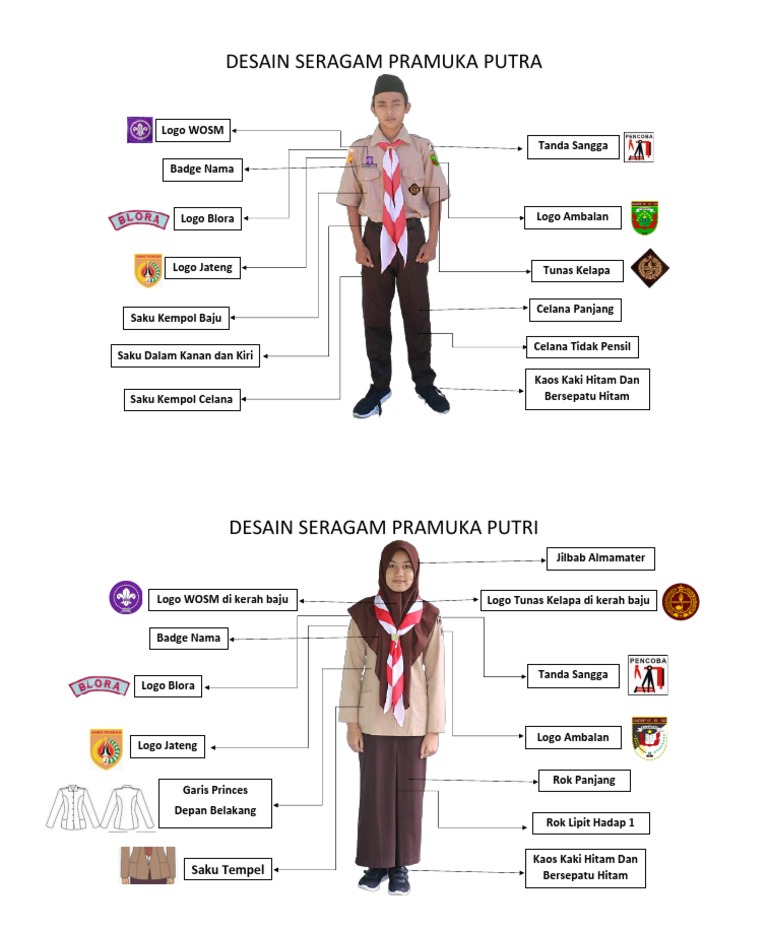 Desain Seragam Pramuka Putra-Putri | PDF