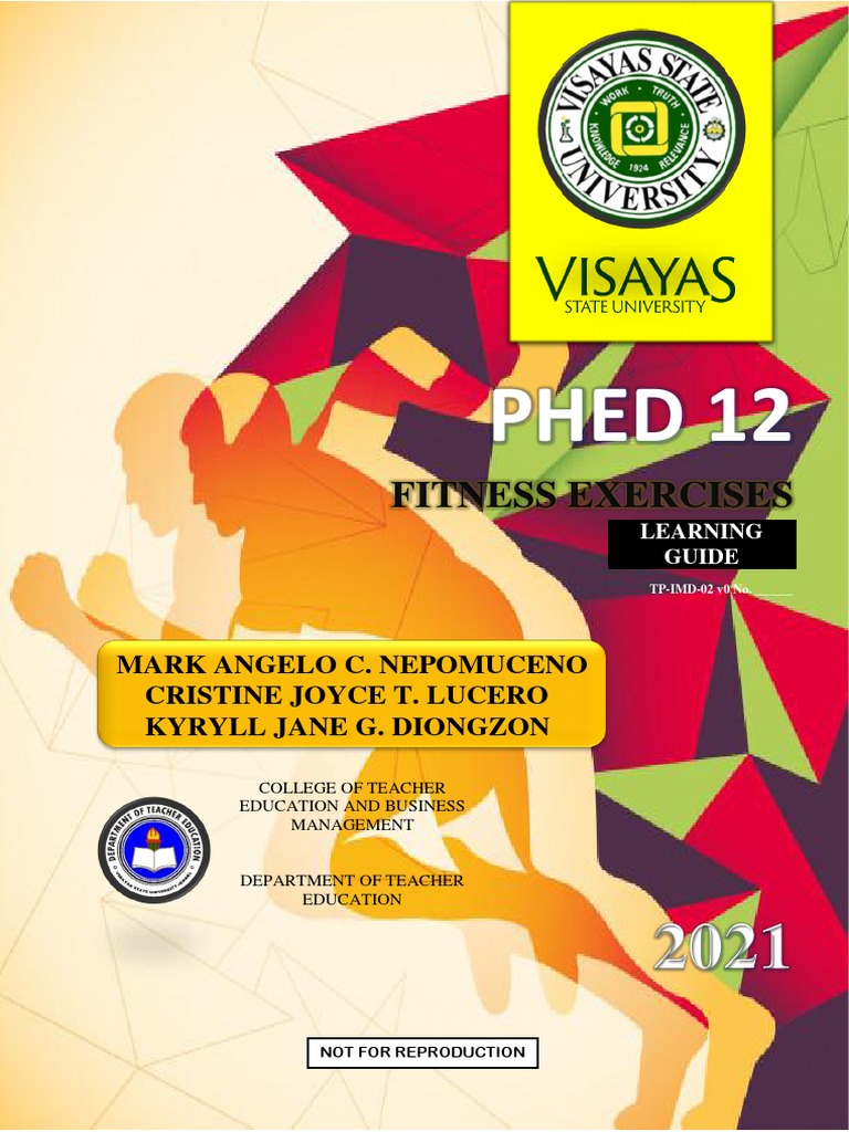 Phed 12 Module 1 | PDF | Physical Fitness | Anatomical Terms Of Motion