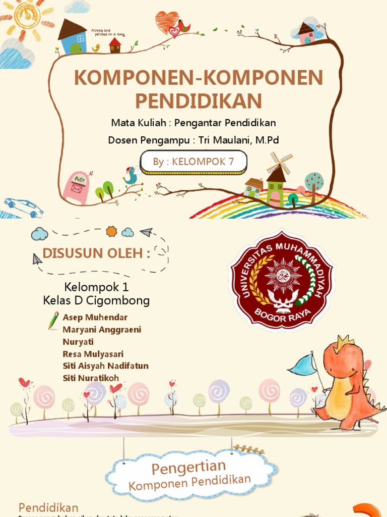 Komponen Komponen Pendidikan | PDF
