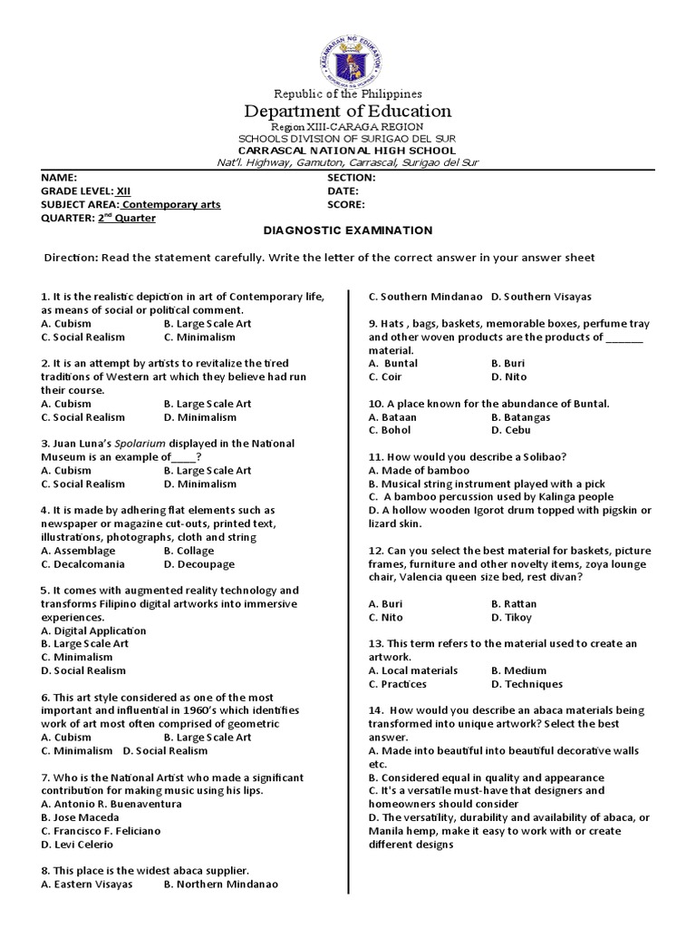 Diagnostic Contemporary | PDF | The Arts | Aesthetics