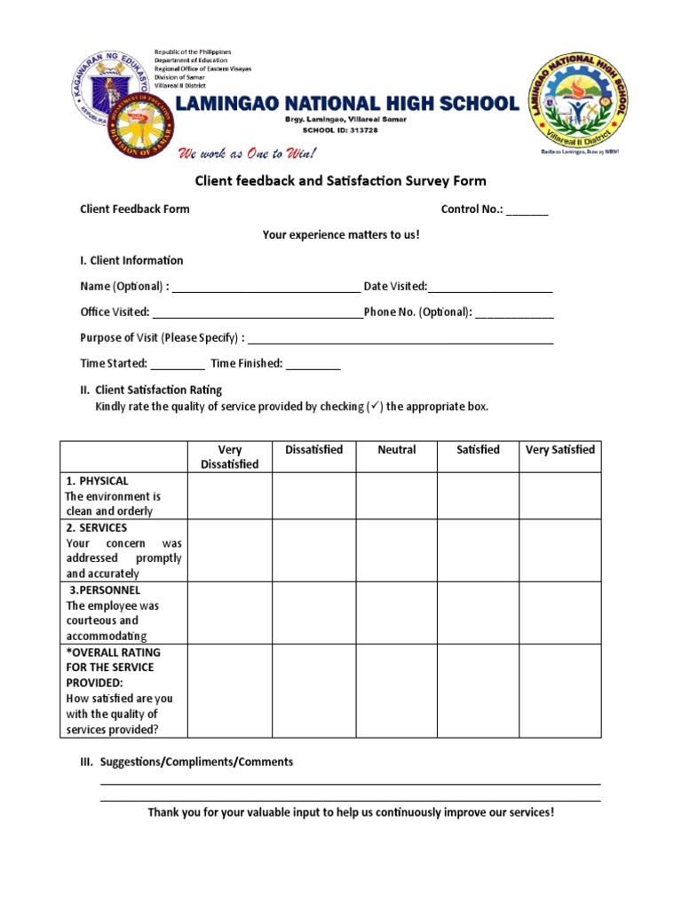 Client-Feedback-Form | PDF