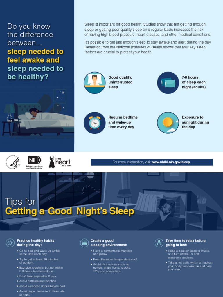 Sleep Brochure | PDF | Sleep | Clinical Medicine