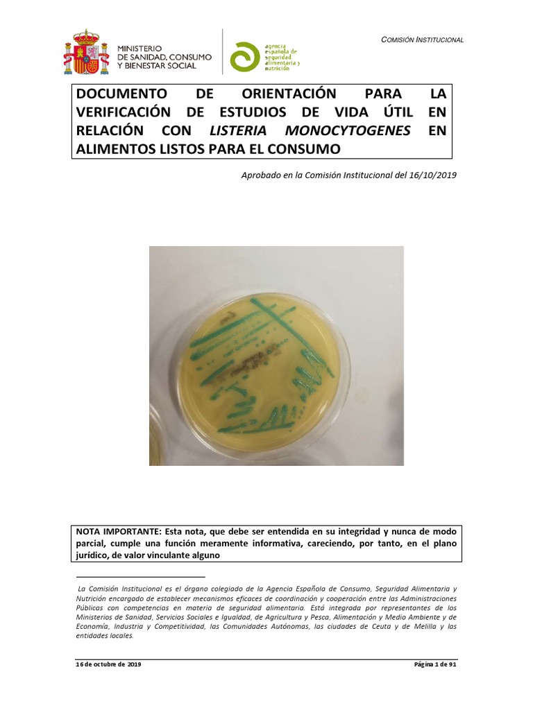 Verificación de Estudios de Vida Útil | PDF | Alimentos | Análisis de ...