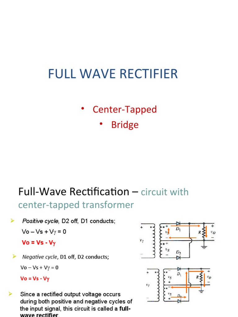 HWR and FWR Numerical | Download Free PDF | Rectifier | Diode