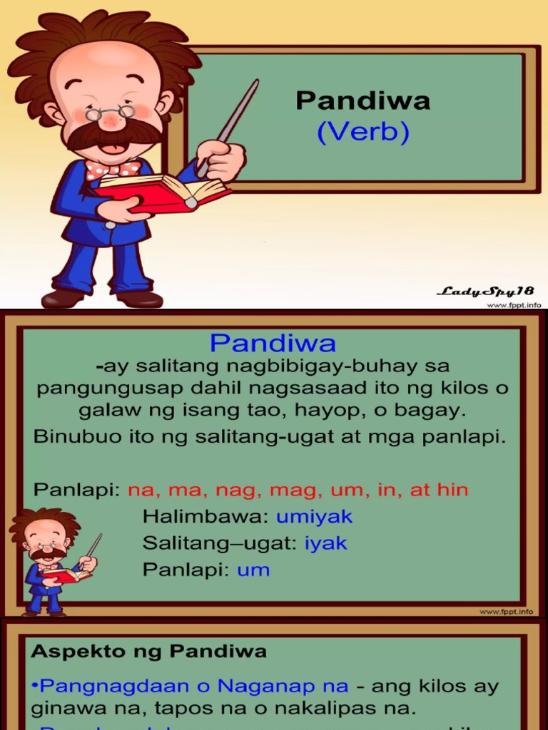 Filipino 2. Pandiwa | PDF