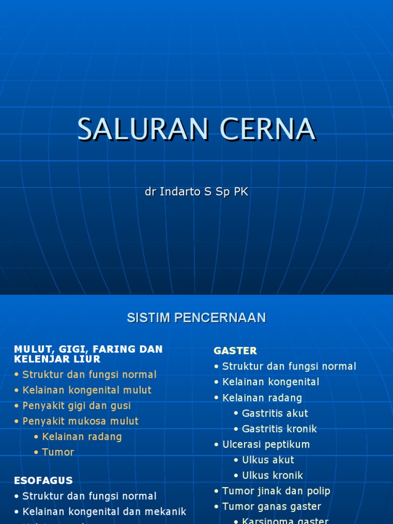 Kuliah Saluran Cerna | PDF