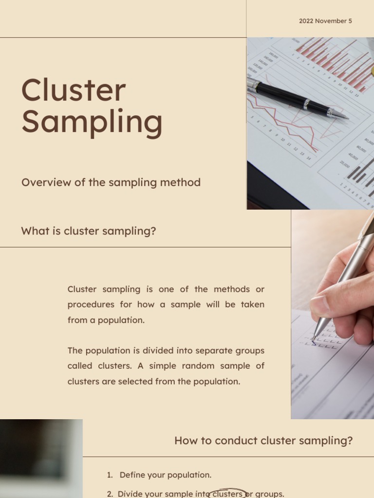 Cluster Sampling | PDF | Sampling (Statistics) | Cluster Analysis