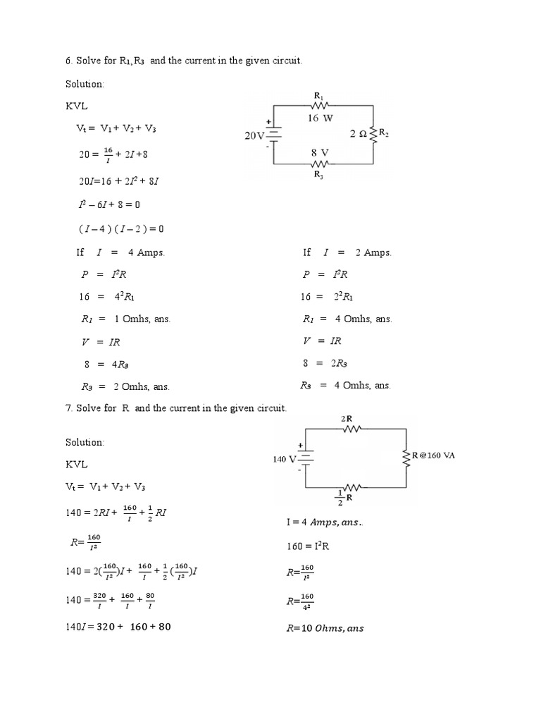 DC3 | PDF | Series And Parallel Circuits | Resistor