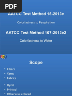 AATCC TM163-2013 (2020) E4-2023 | PDF | Dyeing | Textiles