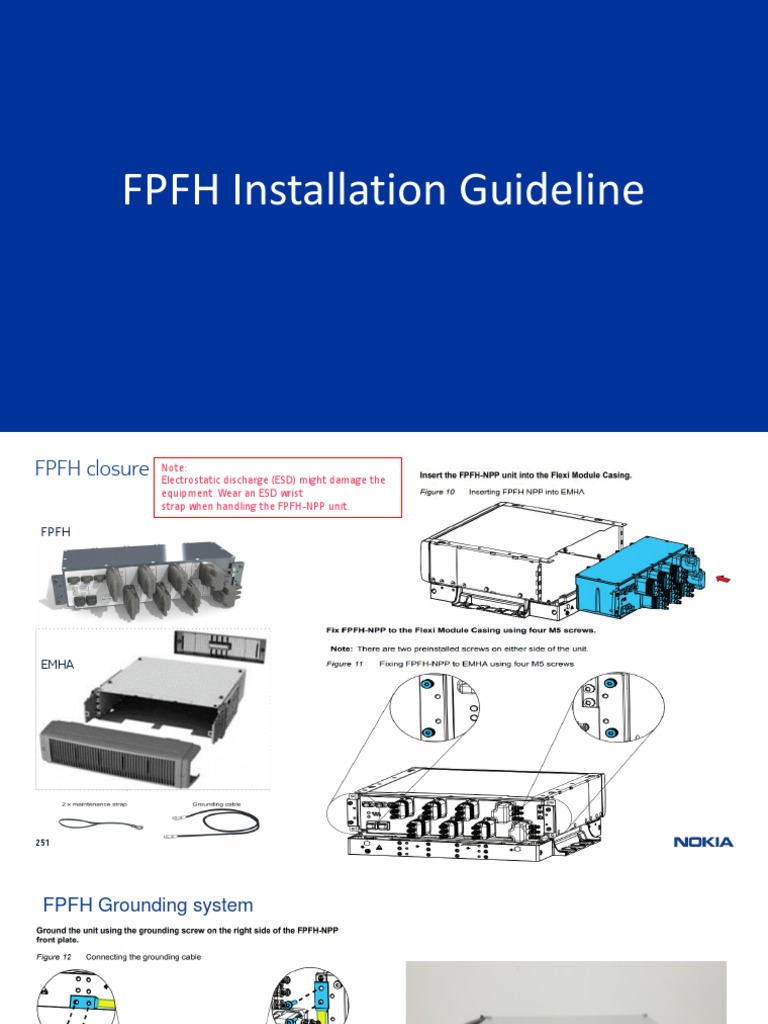 FPFH Standar Installation | PDF | Electrostatic Discharge | Output (Economics)