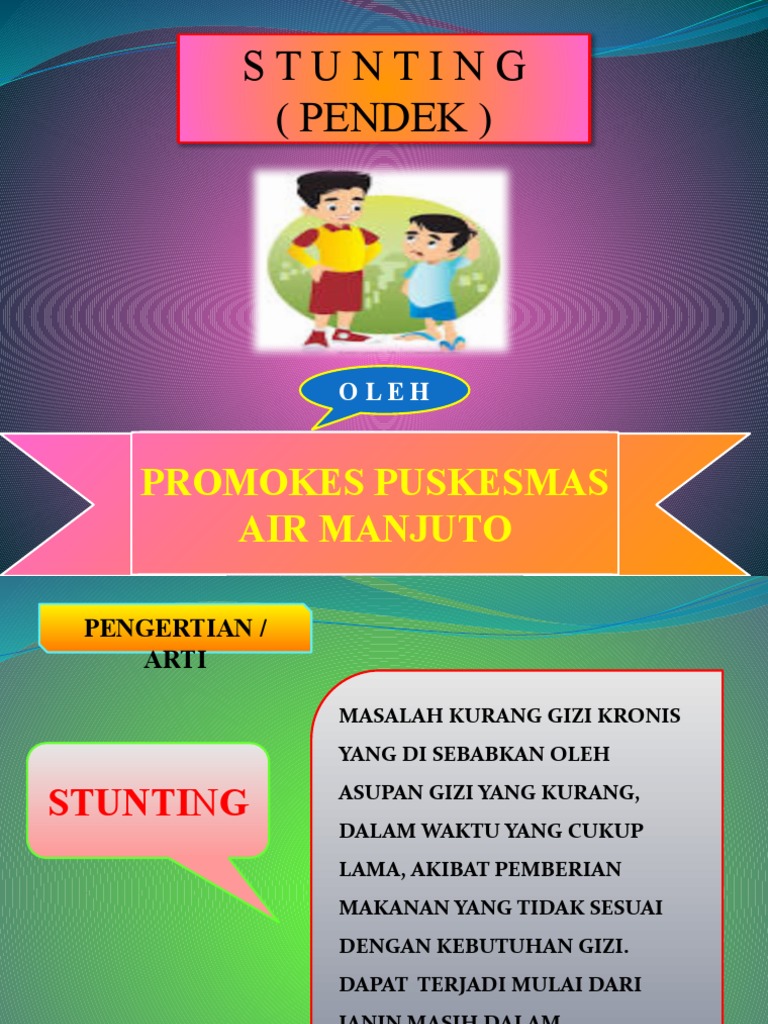 MATERI STUNTING PPT - Echi | PDF