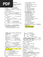 Form 1 English Exercise | PDF