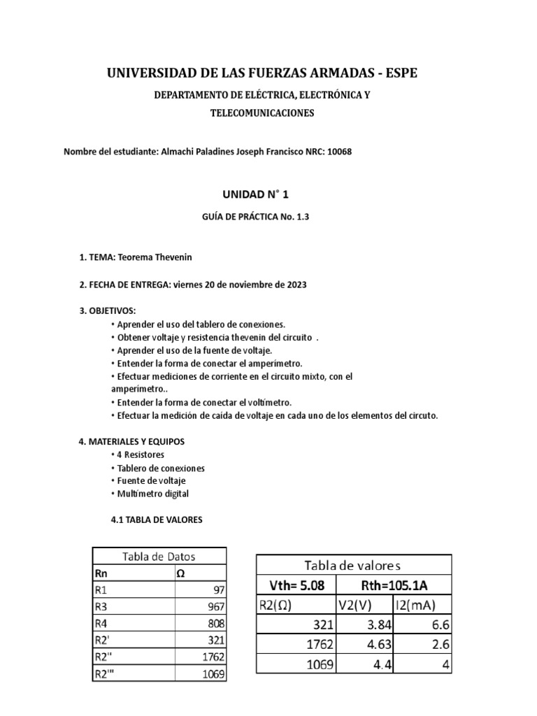 Informe de Laboratorio - PrácticaN°1.3 - Almachi - Joseph | PDF