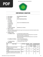 INFORMASI JABATAN (ANJAB) Arsiparis Ahli Pertama | PDF