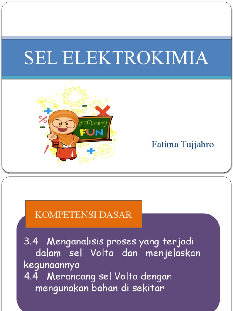 Sel Elektrokimia | PDF | Sains & Matematika