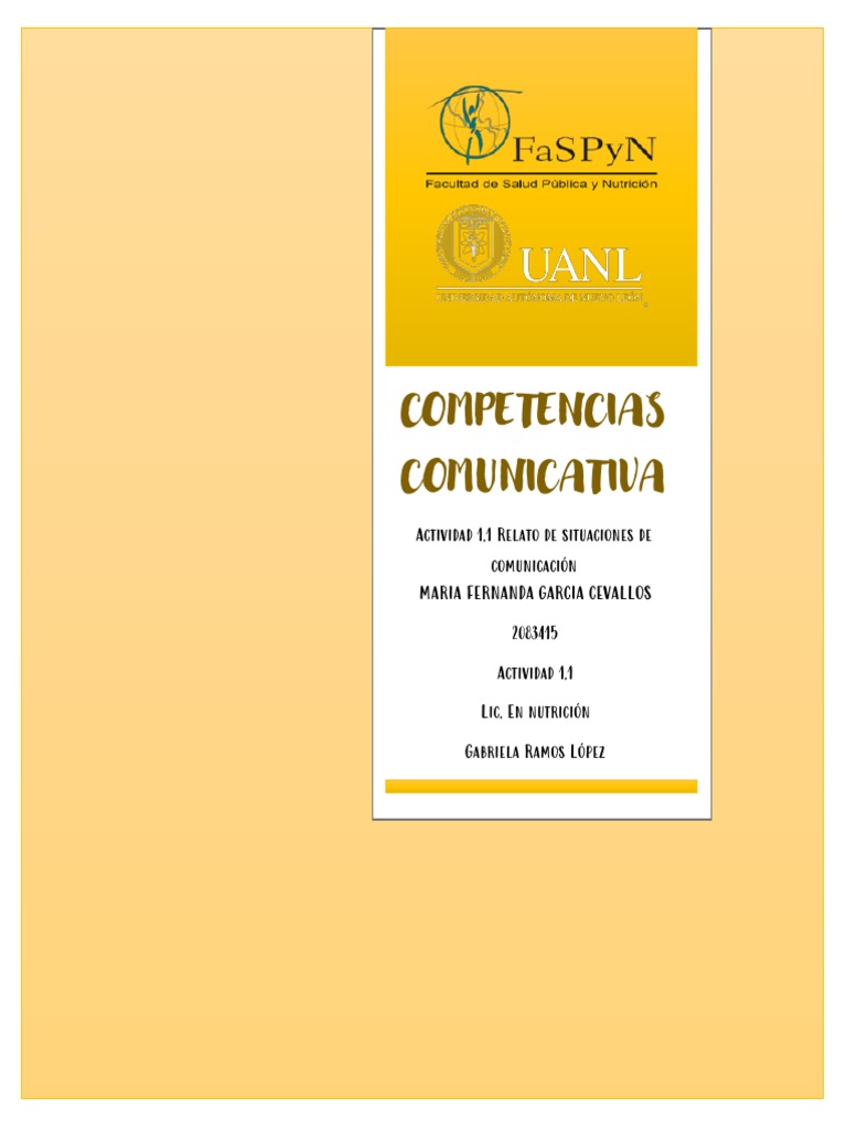 Actividad 01 E1 MariaFernandaGarciaCevallos | PDF | Cognición | Lingüística