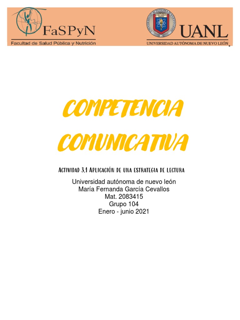 Actividad - 01 - E3 - Maria Fernanda Garcia Cevallos - 2083415 | PDF