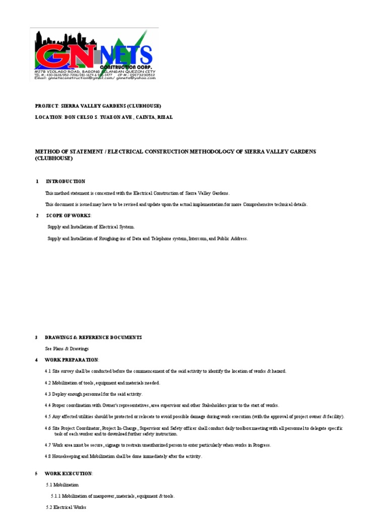 METHODOLOGY - Ee | PDF | Electrical Wiring | Personal Protective Equipment