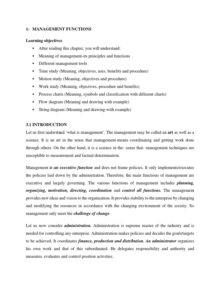Management Functions | PDF Management Functions | PDF