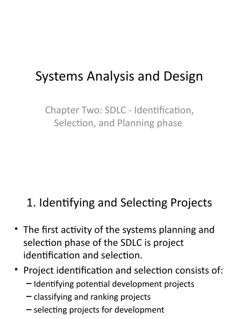 Chapter 2 Identification Selection And Planning Download Free Pdf