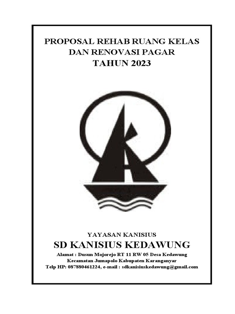YAYASAN KANISIUS Kelas Dan Pagar | PDF