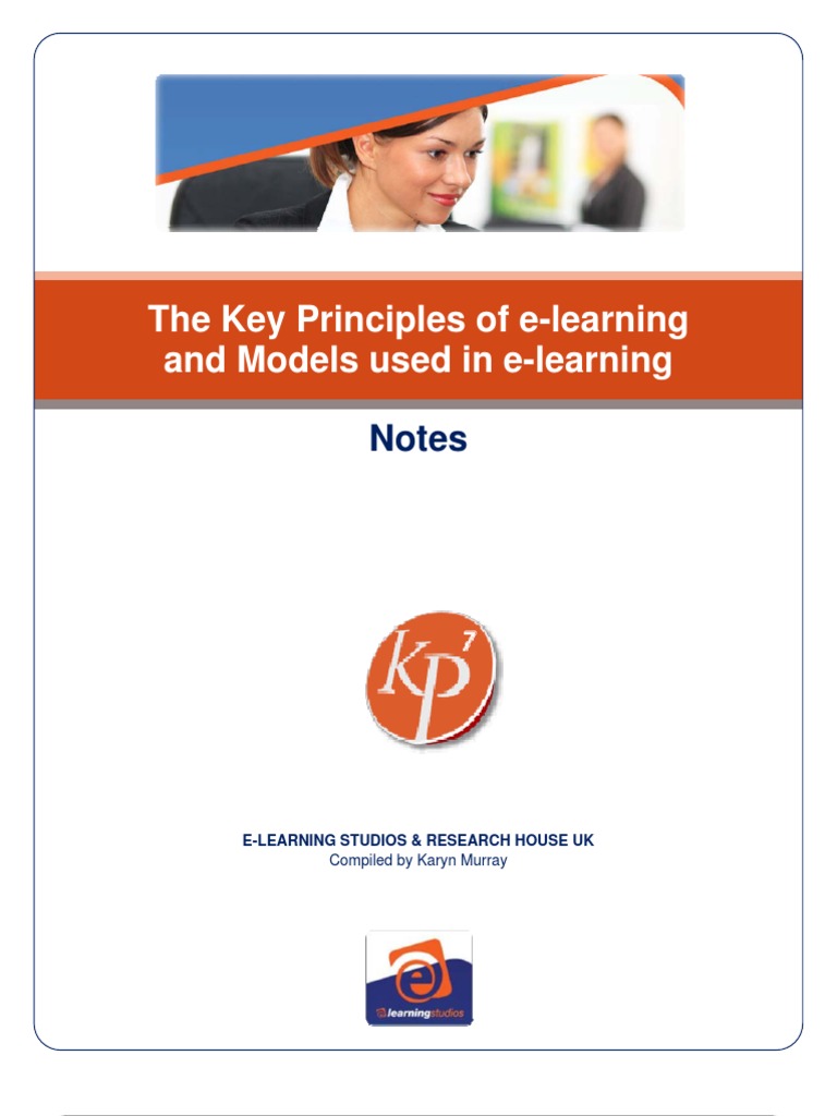 The Key Principles of E-Learning and Models Used in E-Learning | PDF ...