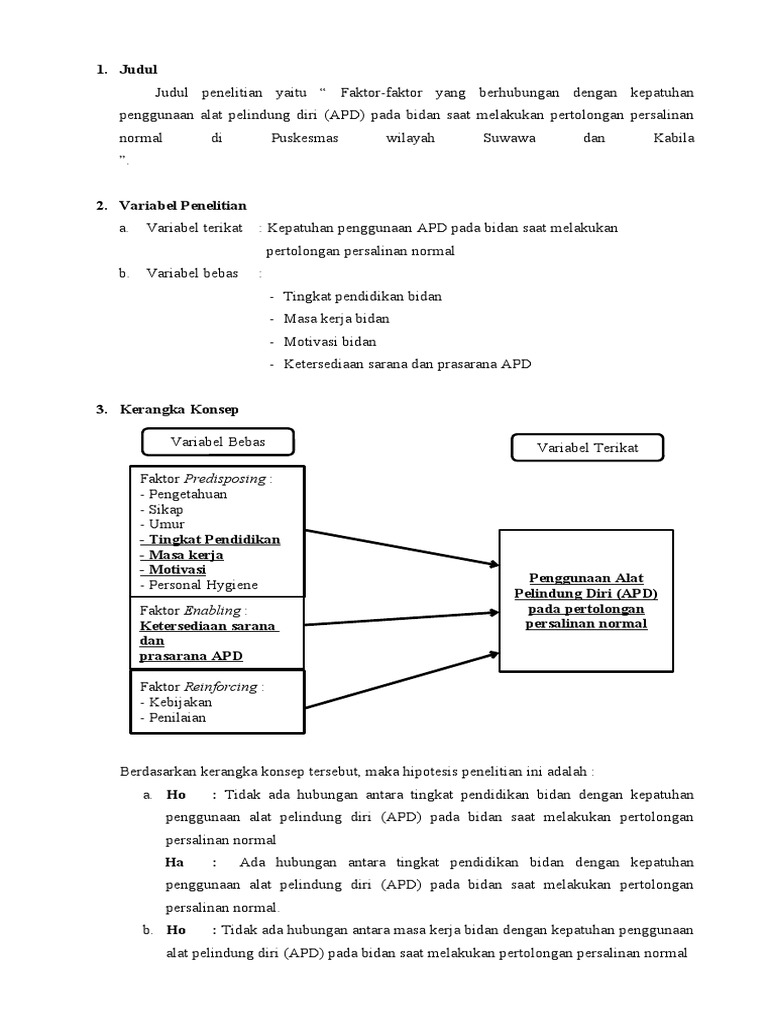 Protokol Penelitian | PDF