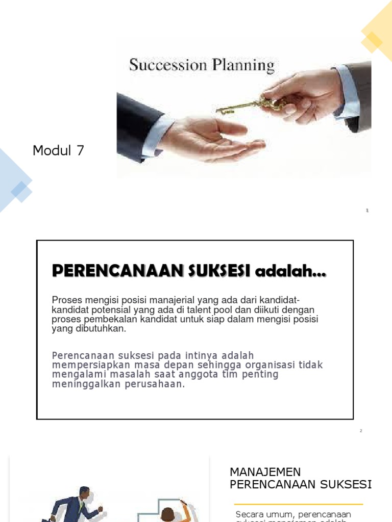 Modul 7 Perencanaan Suksesi | PDF
