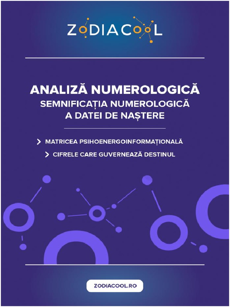Matrice Numerologica Personala 1641564560 13318 ZC | PDF