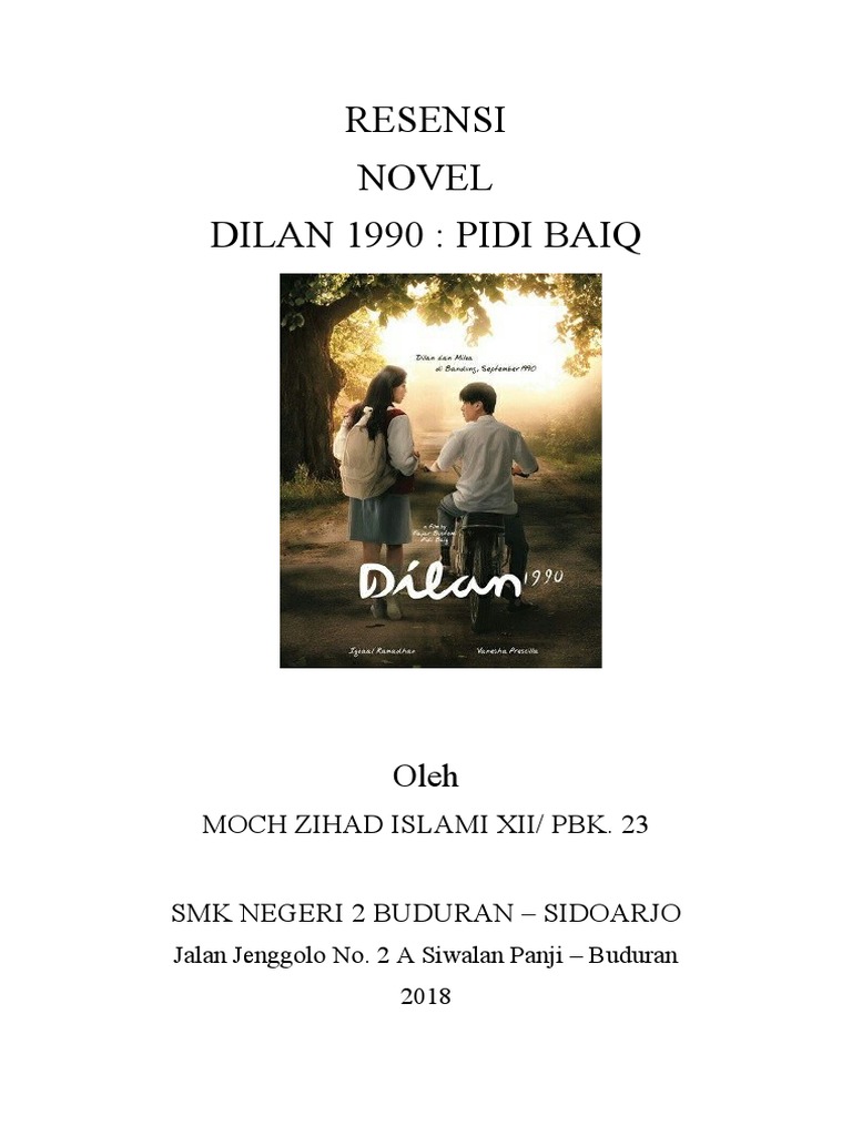 RESENSI NOVEL DILAN 1990 Docx | PDF