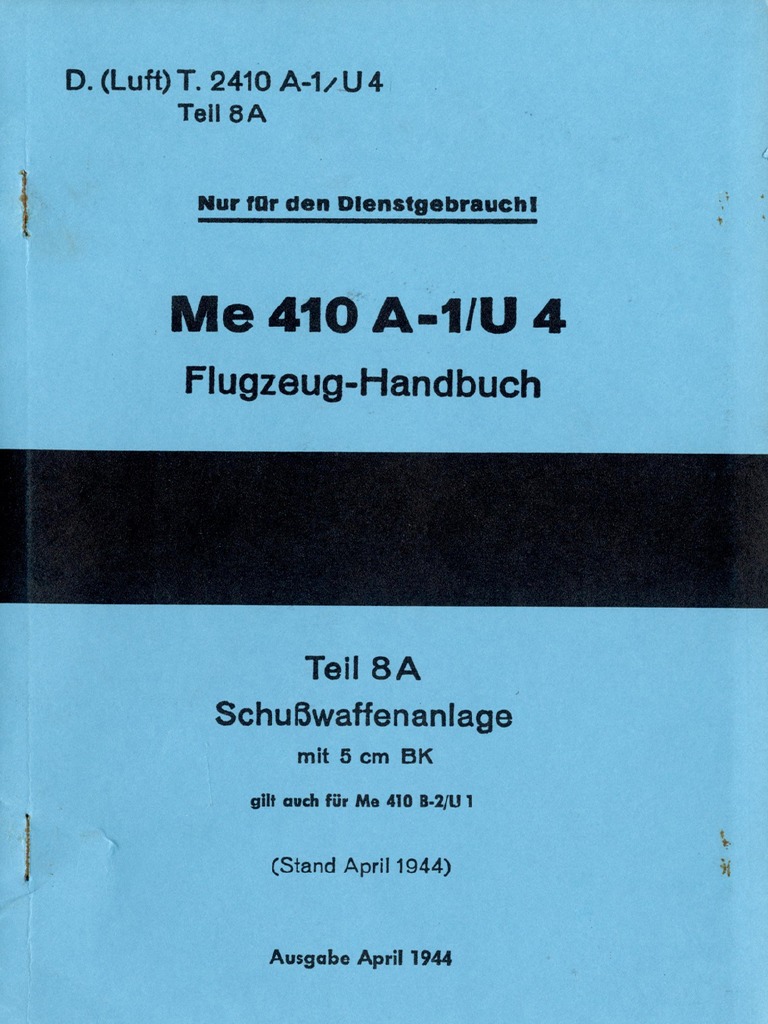 Me 410 A-1 U4 Wa BK 5 | PDF