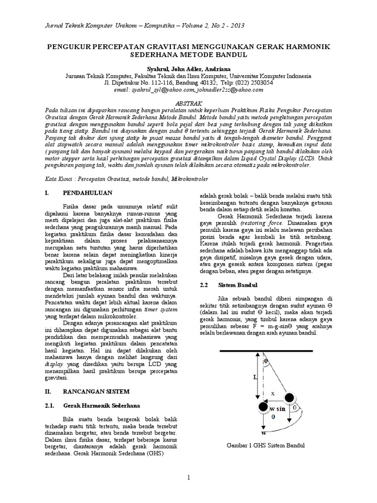 Jurnal Fisika Dasar | PDF