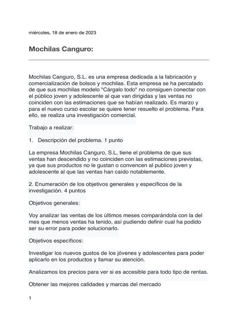 Act Inco Canguro | PDF | Business | Información