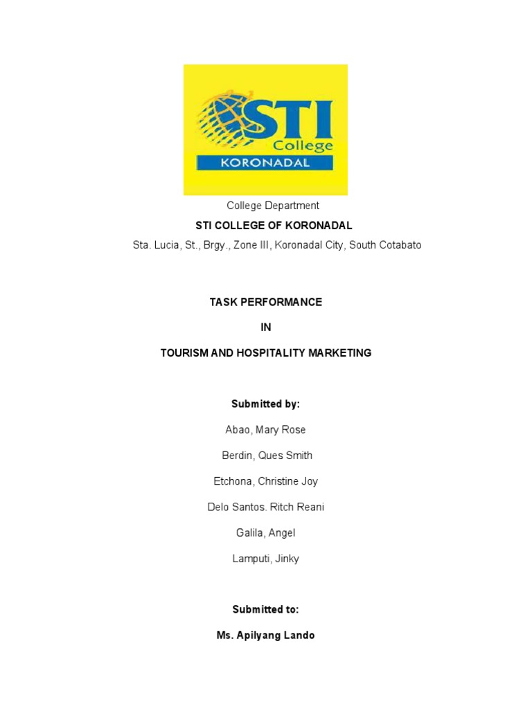 Group 2 - Task Performance | PDF | Marketing | Business Economics