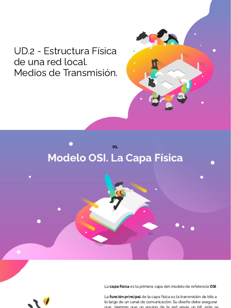 Presentación UD.2 - Estructura Física de una red local. Medios de ...