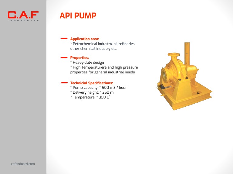 API Pump | PDF