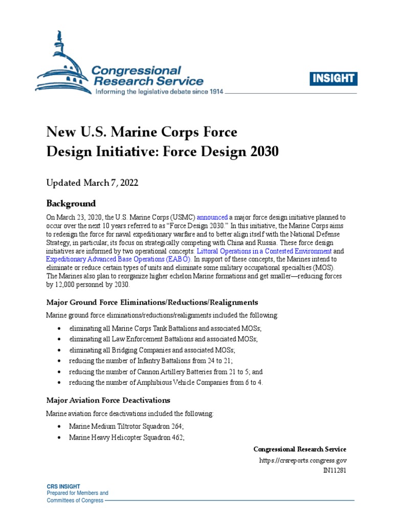 Usmc FD2030 | Download Free PDF | United States Marine Corps ...
