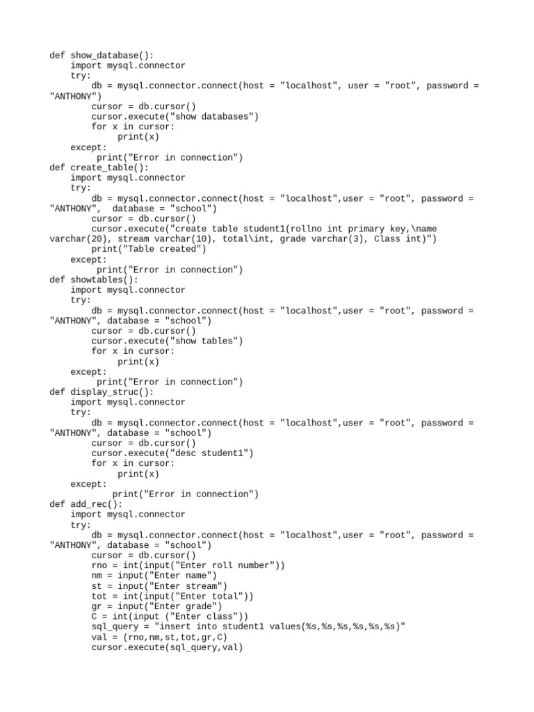 Student Registration System | PDF | Computer Programming | Computer Science