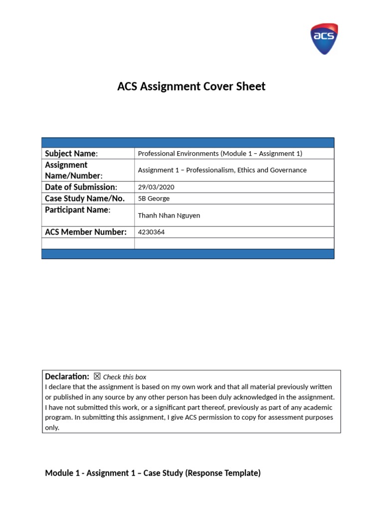 Thanh Nhan Nguyen Assignment 1 | PDF | Privacy | Information Security