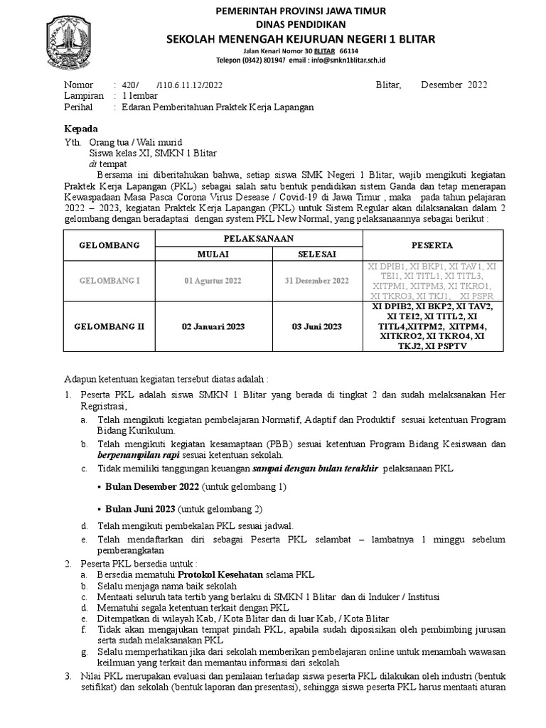 Surat Pernyataan XI TKRO 2 Deni Syahtiawan | PDF
