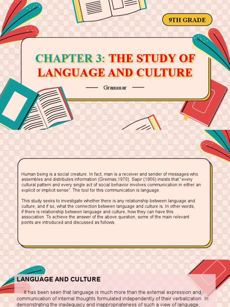 Chapter 3 The Study of Language and Culture | PDF | Communication ...