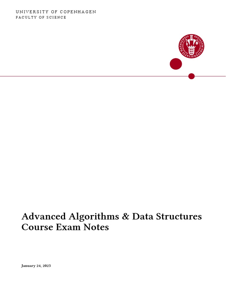 AADS Exam Note 2022 | PDF | Time Complexity | Computing