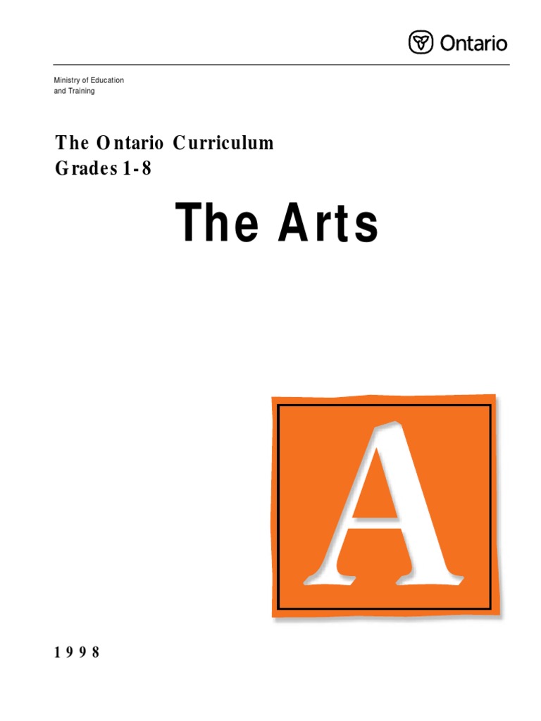 The Arts: The Ontario Curriculum Grades 1-8 | PDF | Individualized ...