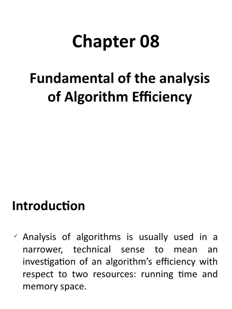 Chapter - 08 (Analysis) | Download Free PDF | Recurrence Relation | Algorithms