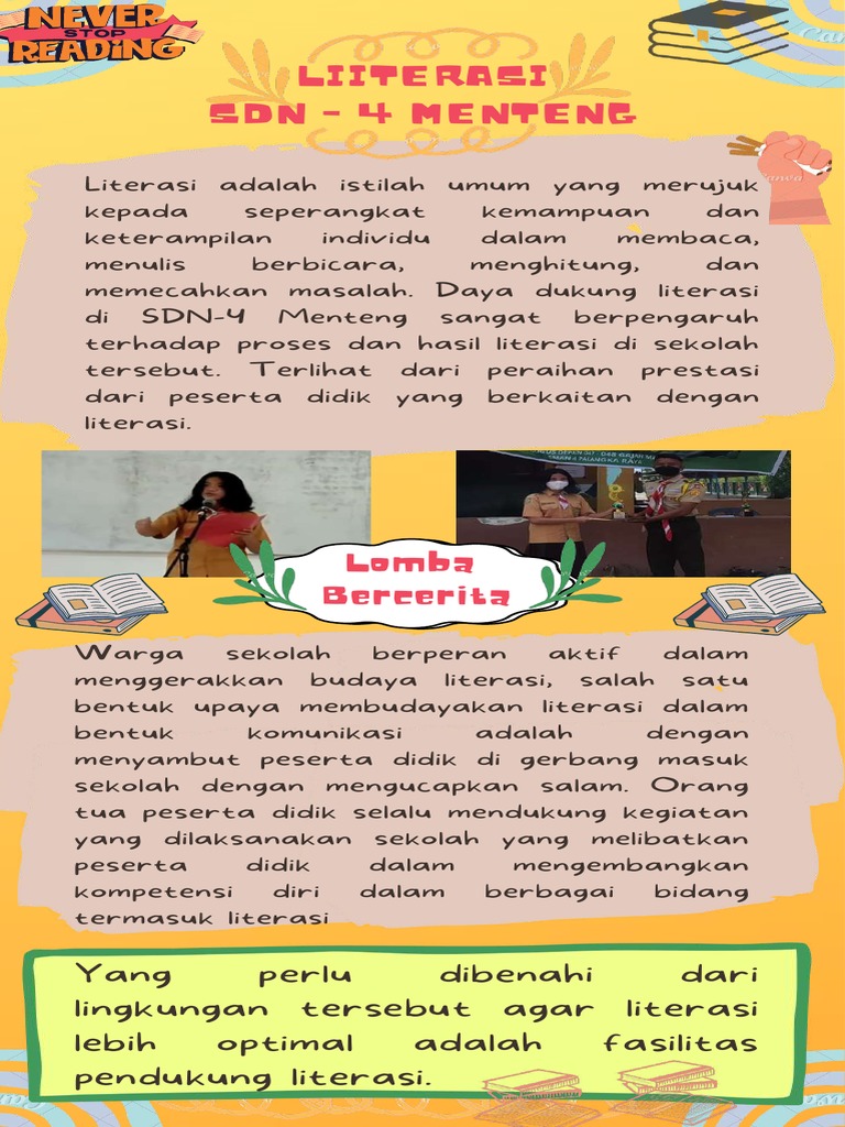 Infografis Literasi Topik 4 | PDF