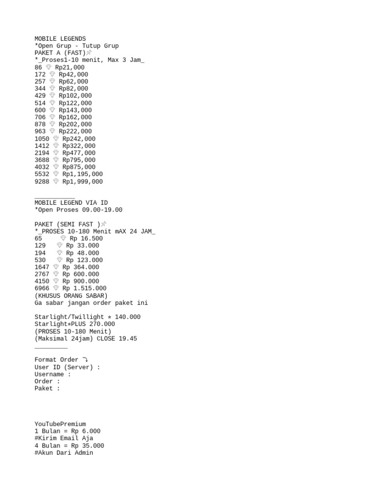 Harga PDF